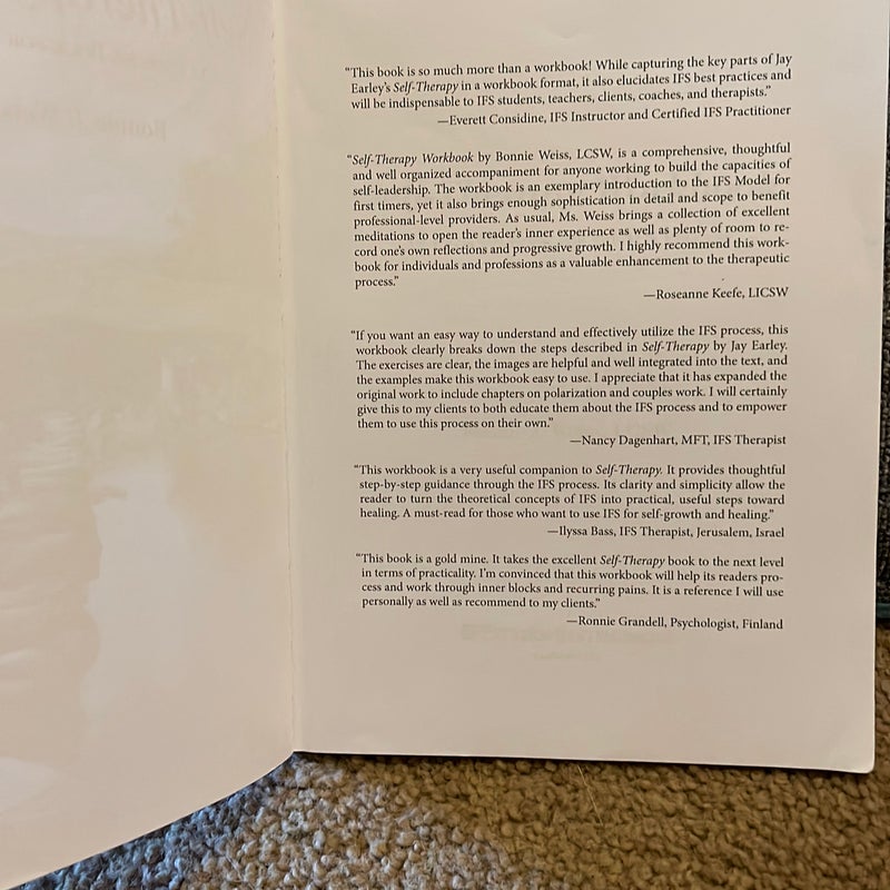 Self-Therapy Workbook by Bonnie J. Weiss Lcsw | Pangobooks