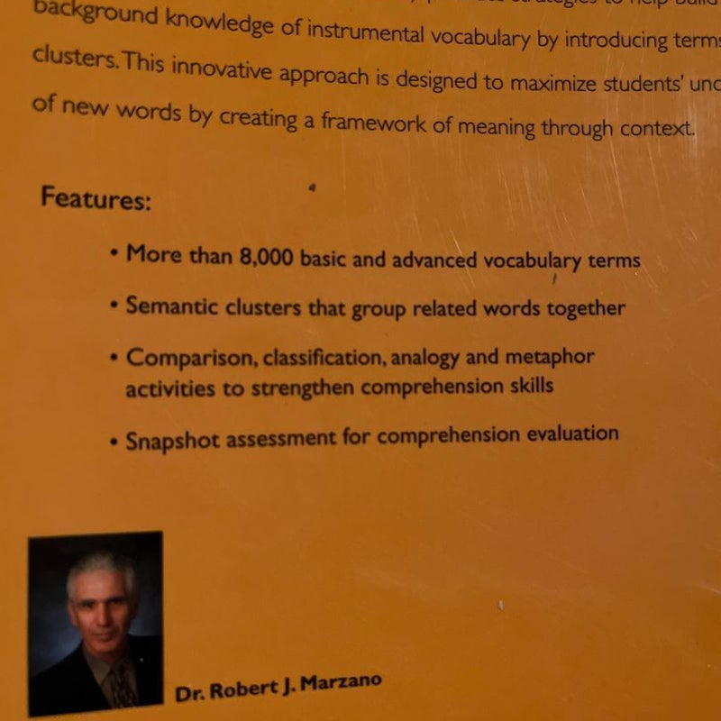 Teaching Basic and Advanced Vocabulary by Robert J. Marzano