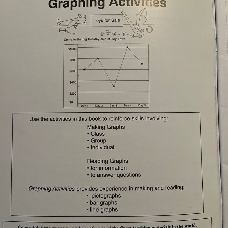 Graphing Activities by Joy Evans, Jo Ellen Moore
