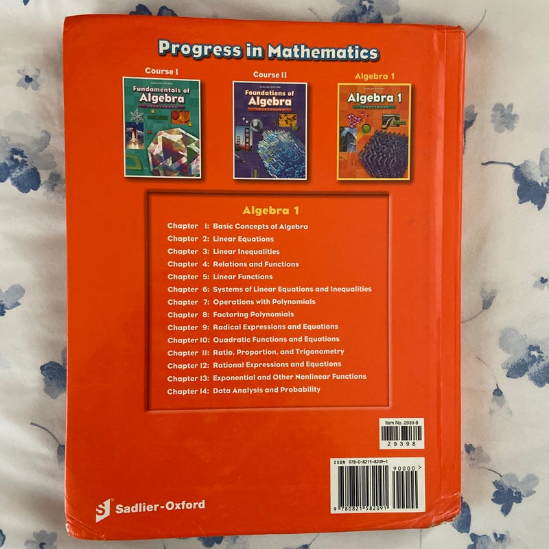 Algebra 1 by , Hardcover | Pangobooks