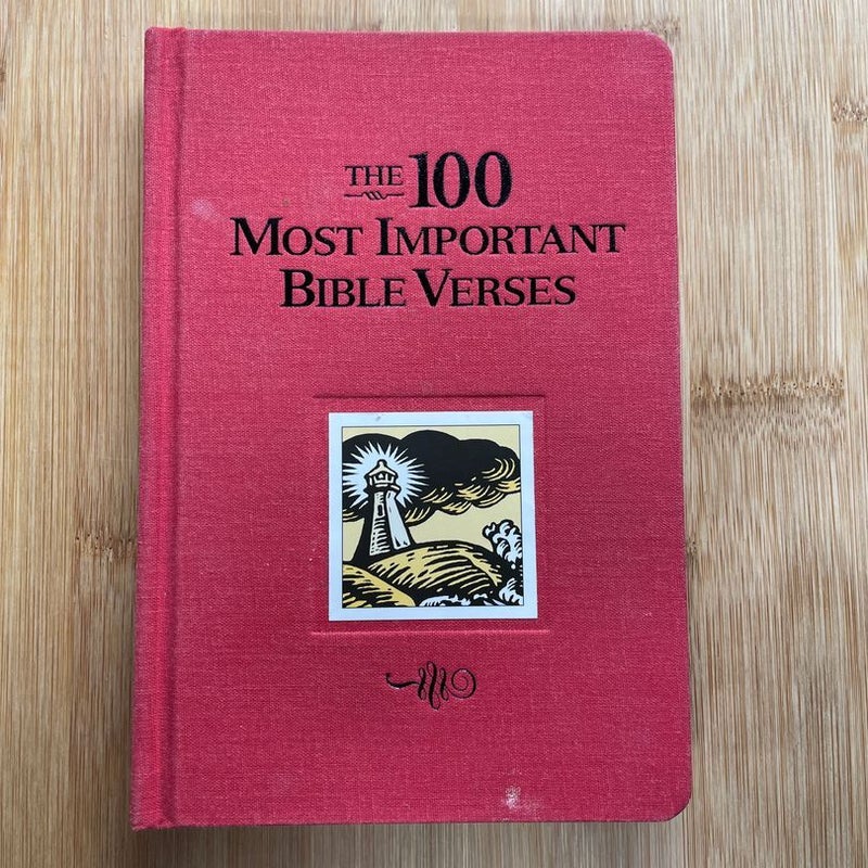 The 100 Most Important Bible Verses by W Publishing Group