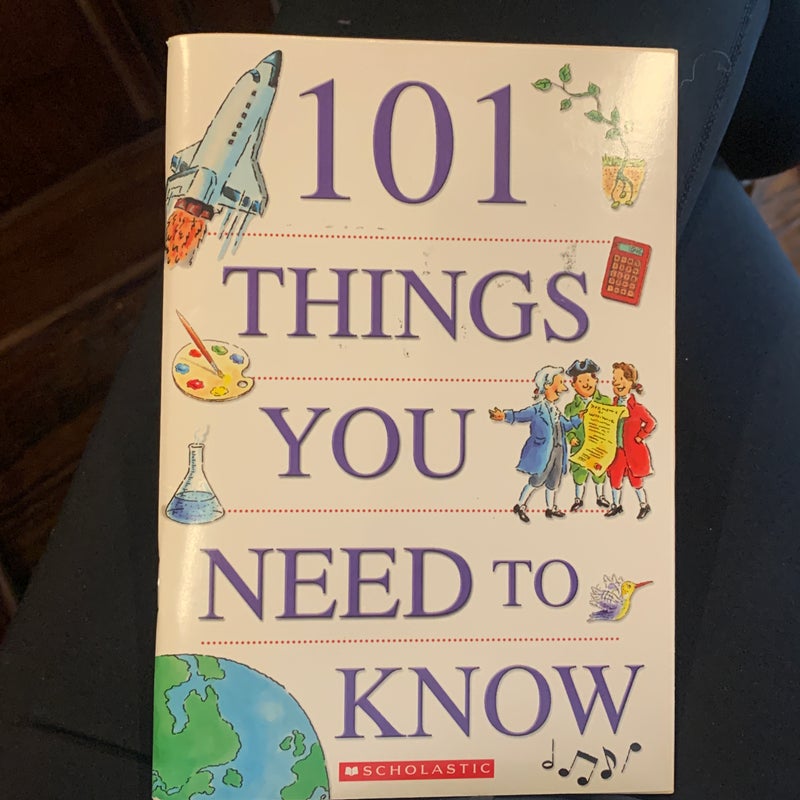 101 Things You need to Know 101 Things You need to Know
