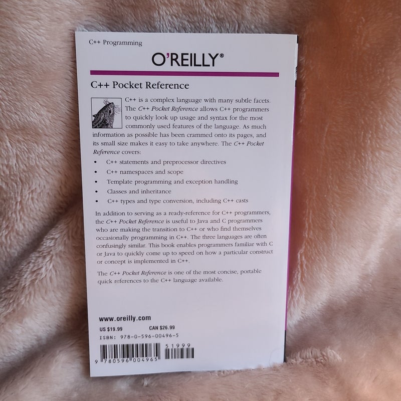 C++ Pocket Reference by Kyle Loudon, Paperback | Pangobooks