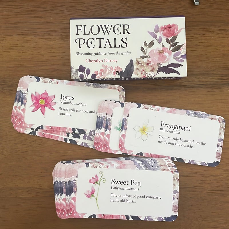 Flower Petals Inspiration Cards by Cheralyn Darcey | Pangobooks