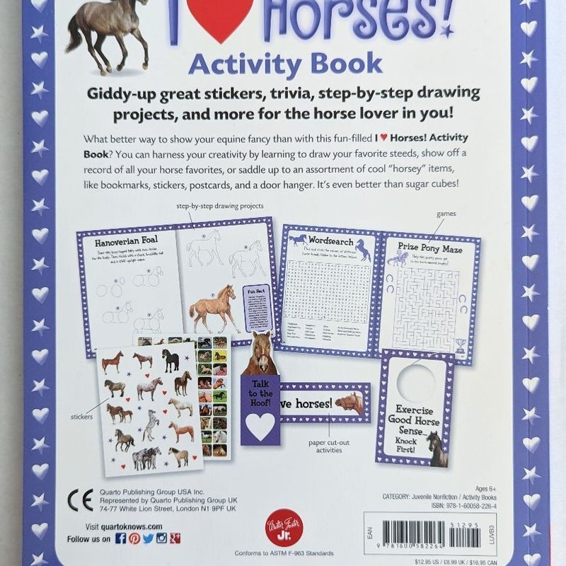 I Love Horses! Activity Book by Walter Foster Creative Team, Paperback ...