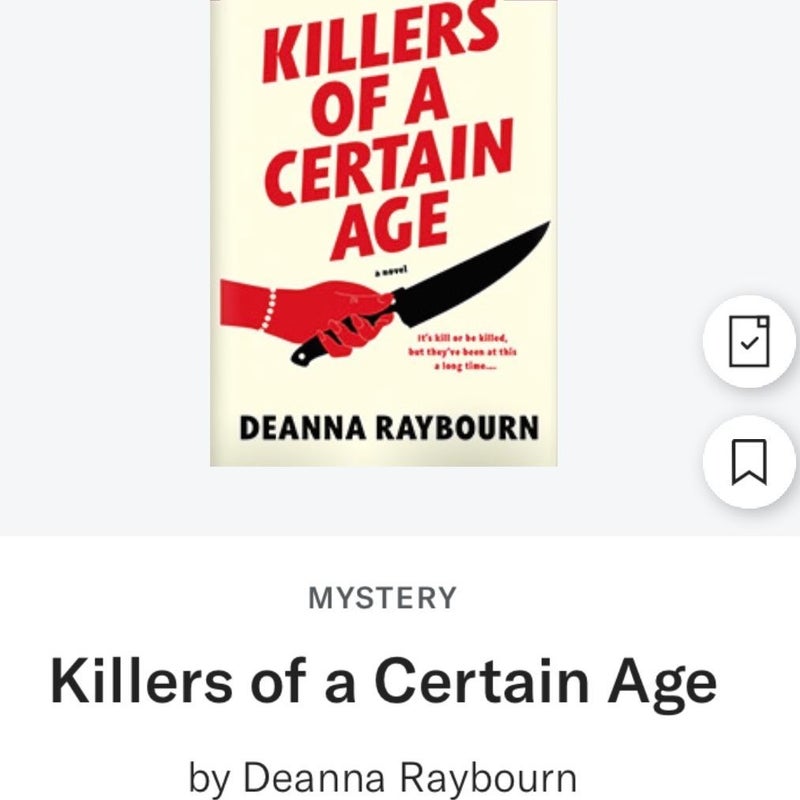 September 2022 BOTM - Killers of a Certain Age by Deanna Raybourn ...