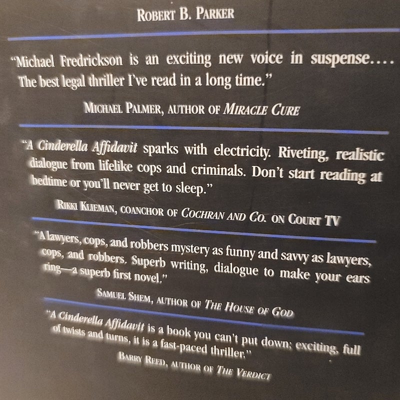 A Cinderella Affidavit by Michael Fredrickson | Pangobooks