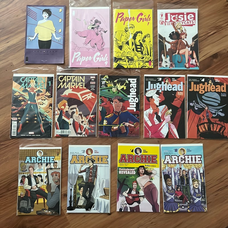 Comic Bundle - Archie/Riverdale, Captain Marvel, Paper Girls by Various ...