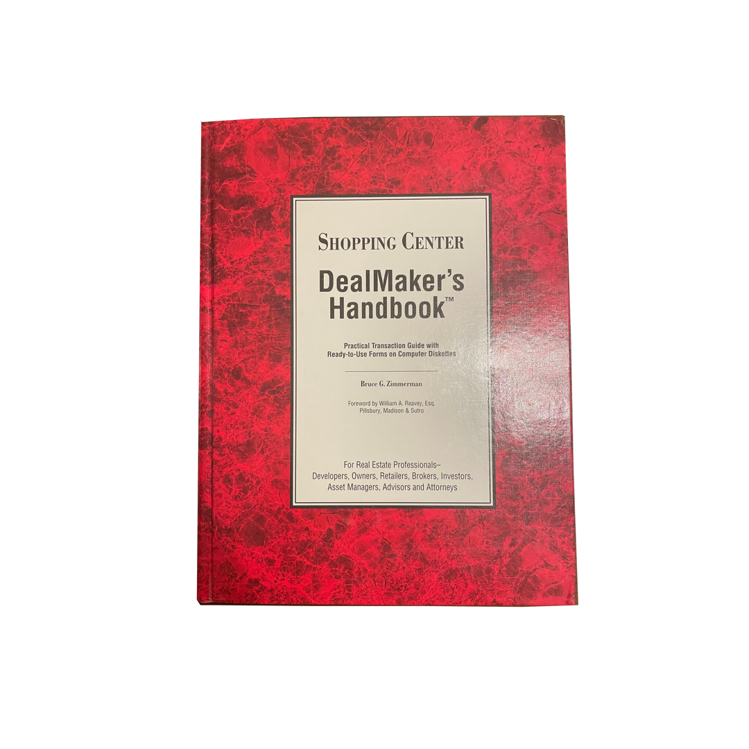 Shopping Center DealMaker's Handbook by Bruce G. Zimmerman, William A ...