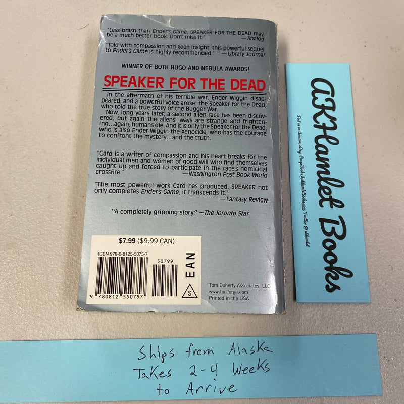 Speaker for the Dead by Orson Scott Card, Paperback | Pangobooks