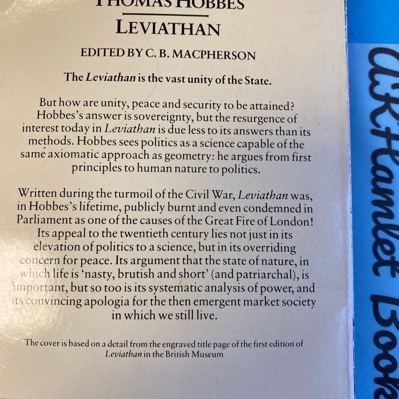 Leviathan by Thomas Hobbes