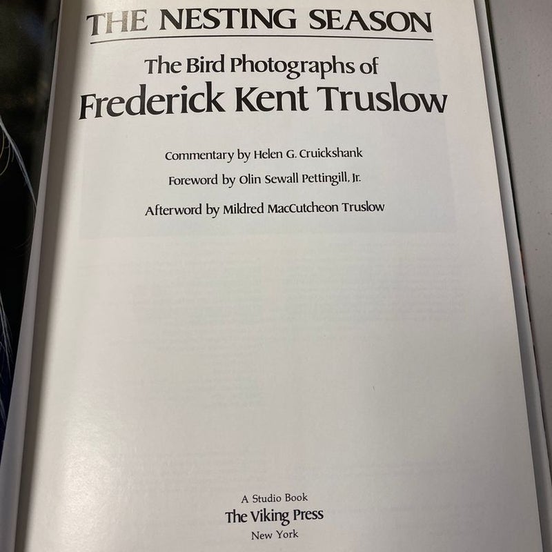 The Nesting Season by Frederick Truslow, Olin S. Pettingill