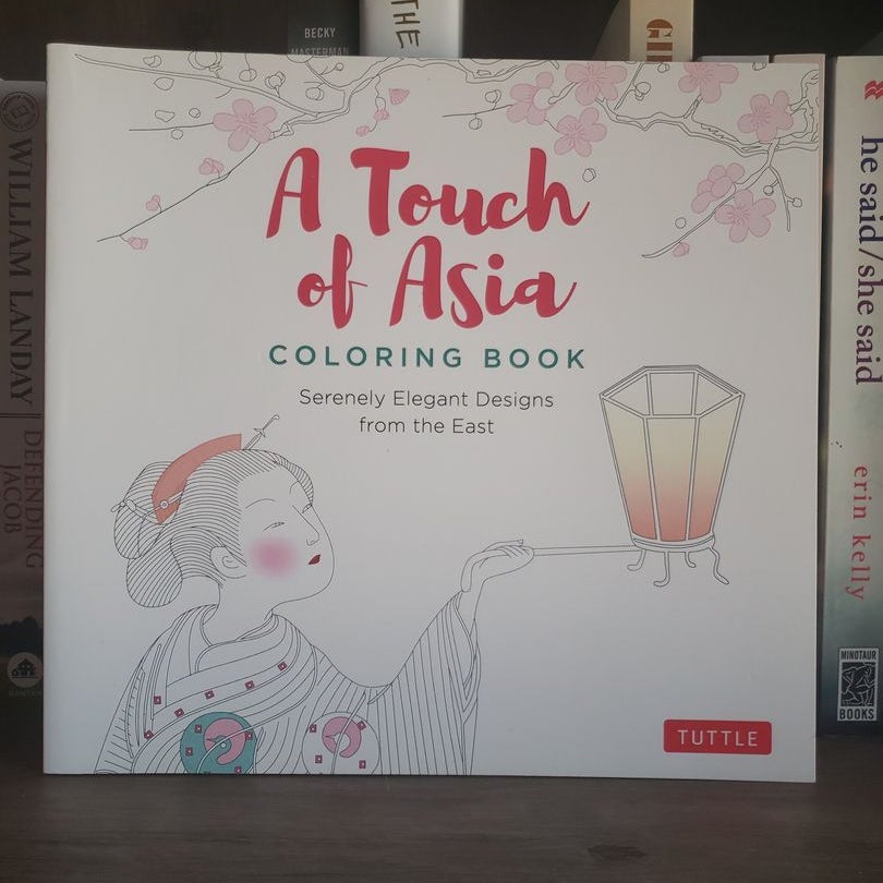Touch of Asia Colouring Book by Tuttle Tuttle Studio