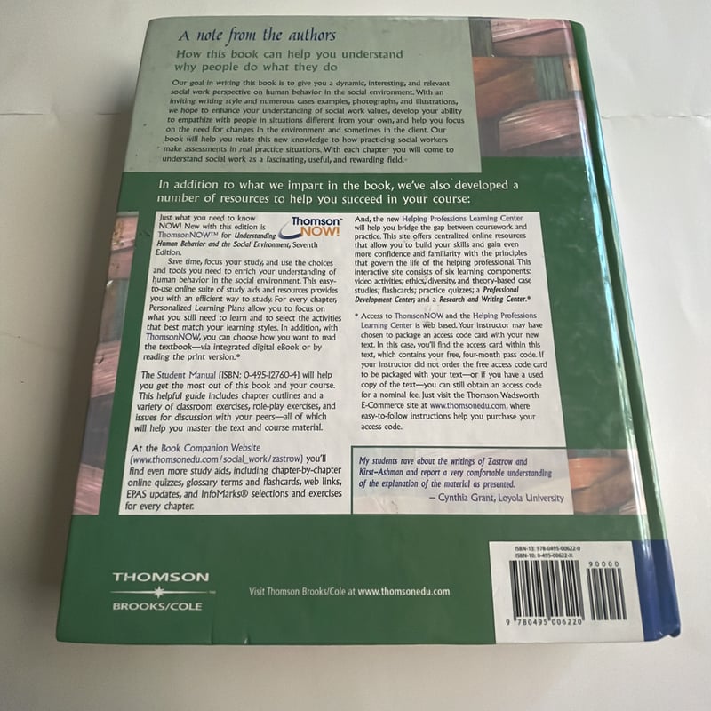 Understanding Human Behavior and the Social Environment by Charles ...