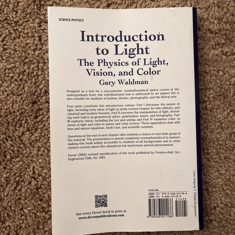Introduction to Light by Gary S. Waldman, Paperback | Pangobooks