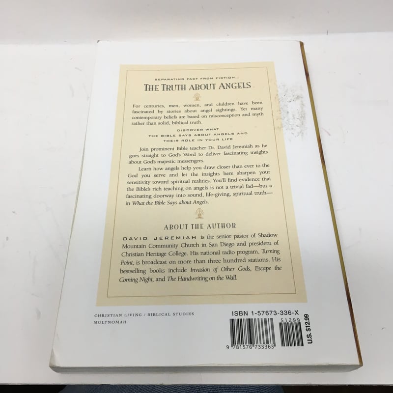 What the Bible Says about Angels by David Jeremiah