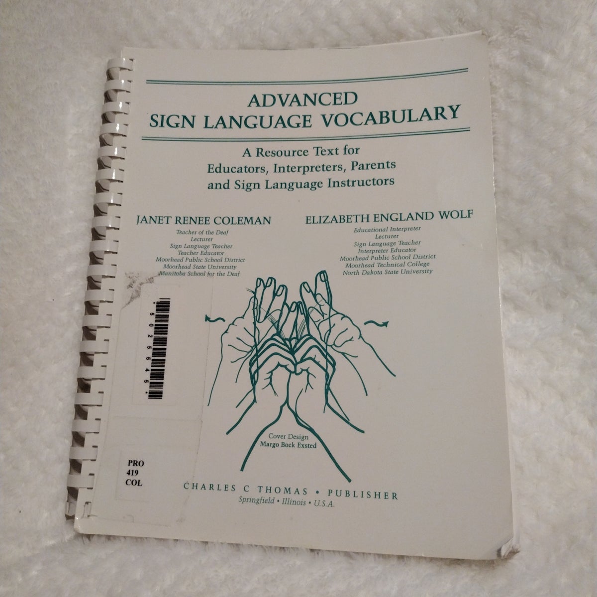 Advanced Sign Language Vocabulary by Janet R. Coleman, Elizabeth E. Wolf