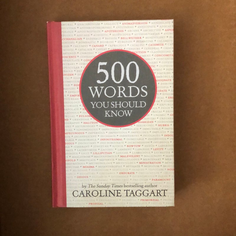 500 Words You Should Know by Caroline Taggart