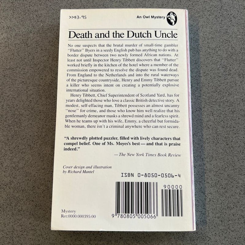 Death and the Dutch Uncle by Patricia Moyes