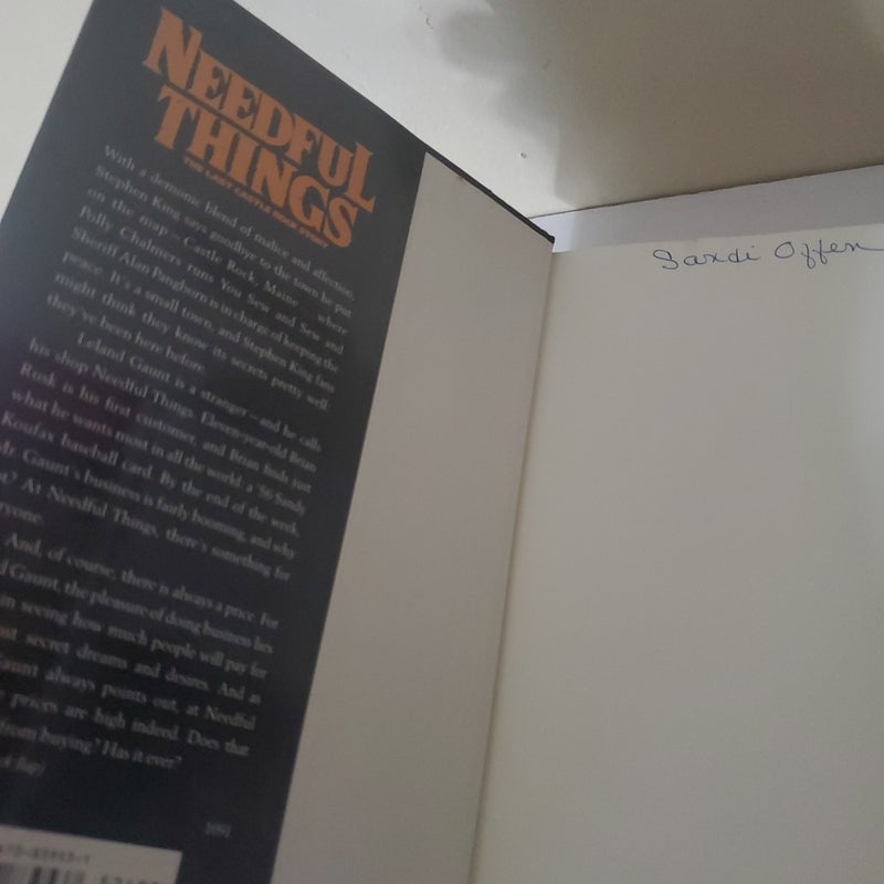 Needful Things by Stephen King, Hardcover | Pangobooks