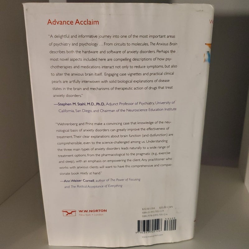 Anxious Brain by Steven M. Prinz, Hardcover | Pangobooks