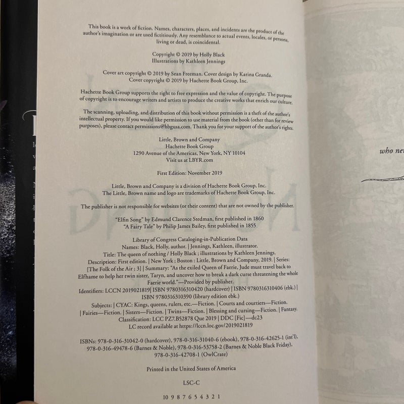 The Queen of Nothing (B&N Exclusive Edition + Cardan Letters) by Holly Black, Hardcover | Pangobooks