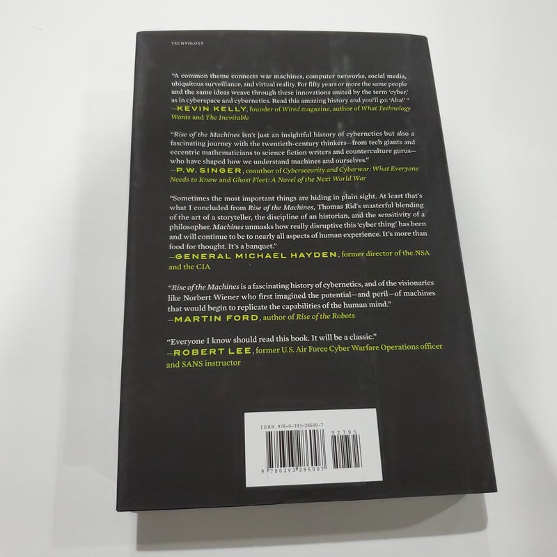 Rise of the Machines by Thomas Rid, Hardcover | Pangobooks