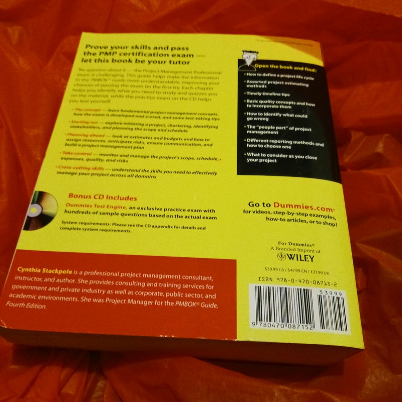 PMP Certification All-in-One Desk Reference for Dummies by Peter Nathan ...