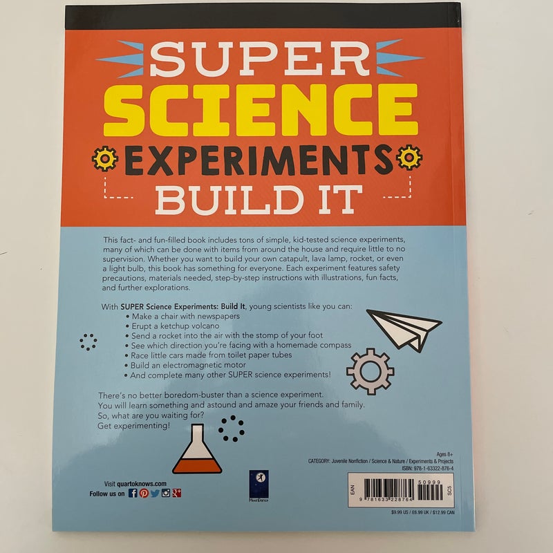SUPER Science Experiments: Build It by Elizabeth Snoke Harris, Paperback | Pangobooks