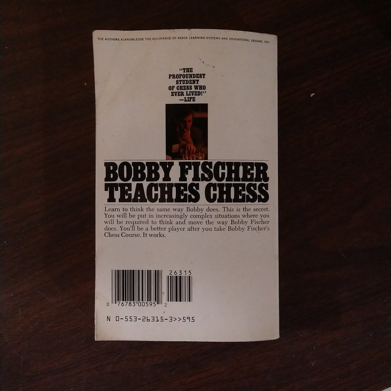 Bobby Fischer Teaches Chess by Bobby Fischer; Stuart Margulies; Don ...