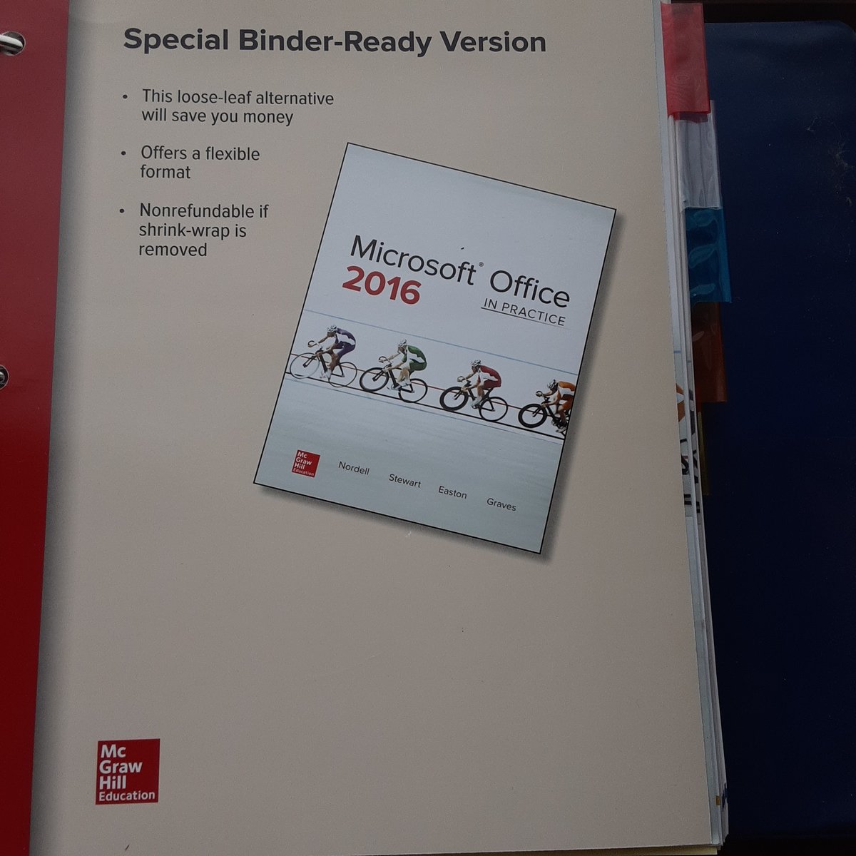 Loose Leaf for Microsoft Office 2016: in Practice by Randy Nordell