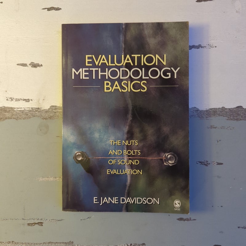 Evaluation Methodology Basics by E. Jane Davidson, Paperback | Pangobooks