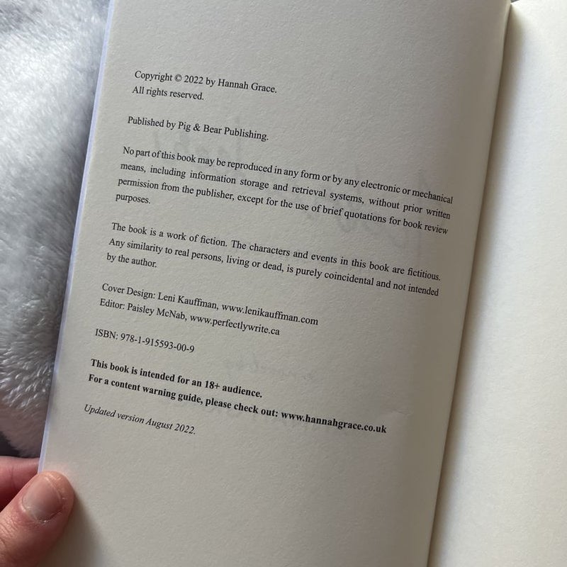 Icebreaker (self-published OOP cover) by Hannah Grace, Paperback ...