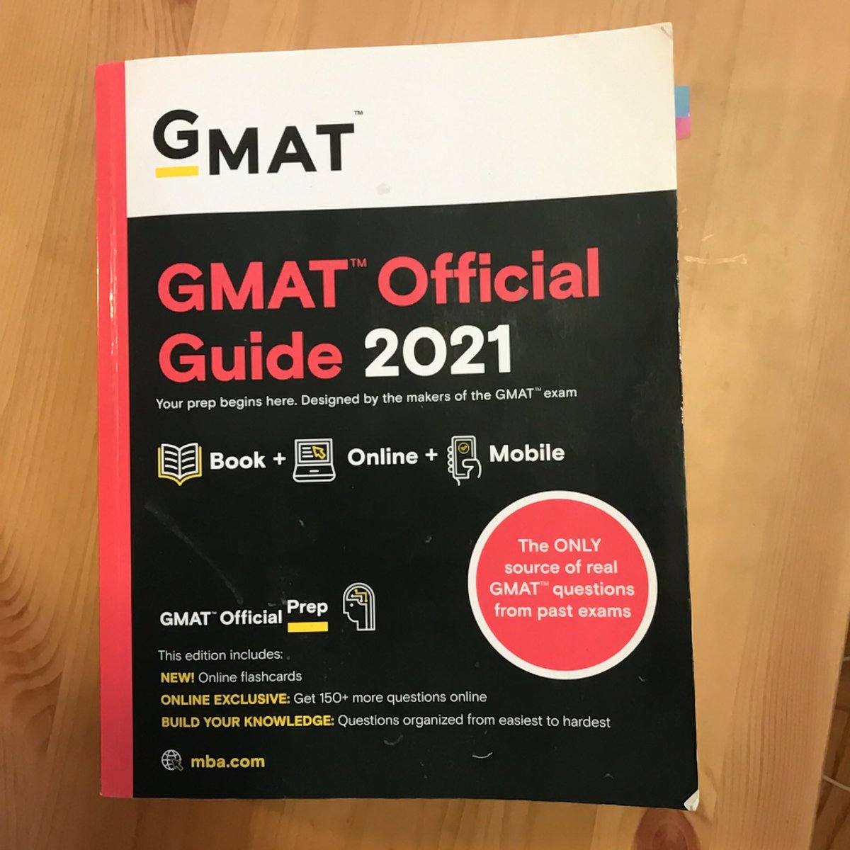 GMAT Official Guide 2021, Book + Online Question Bank by GMAC