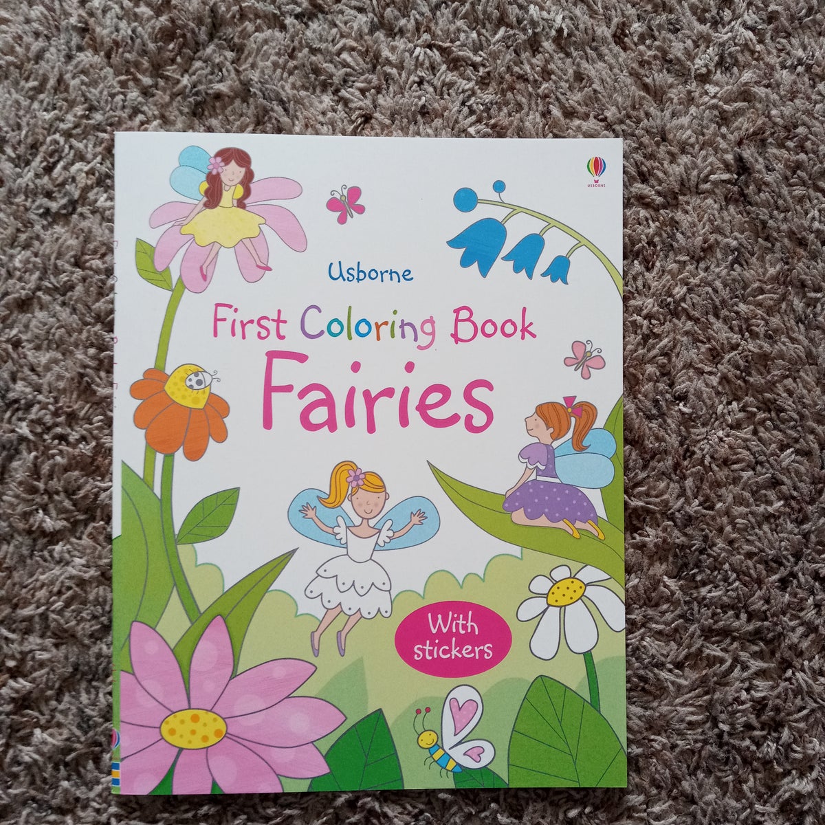 Fairies Sticker Coloring Book by Jessica Greenwell