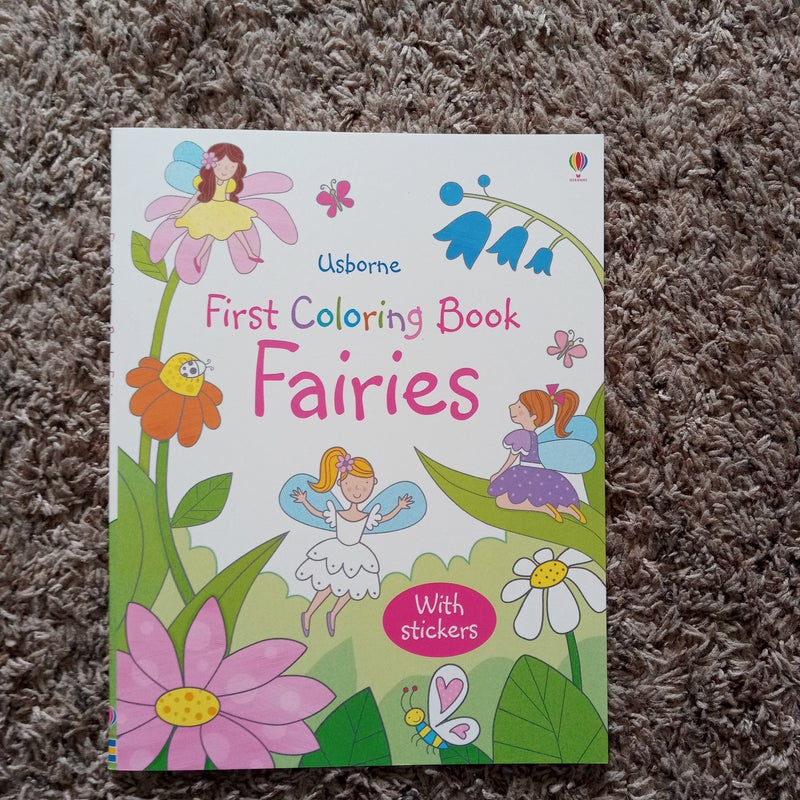 Fairies Sticker Coloring Book by Jessica Greenwell