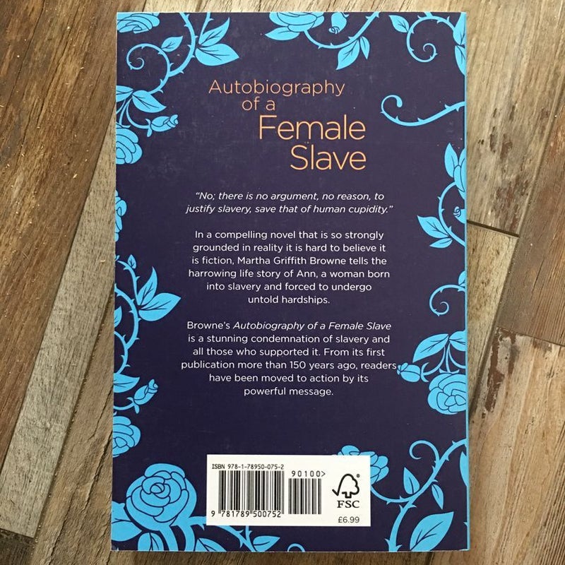 Autobiography of a Female Slave by Martha Griffith Browne, Paperback ...