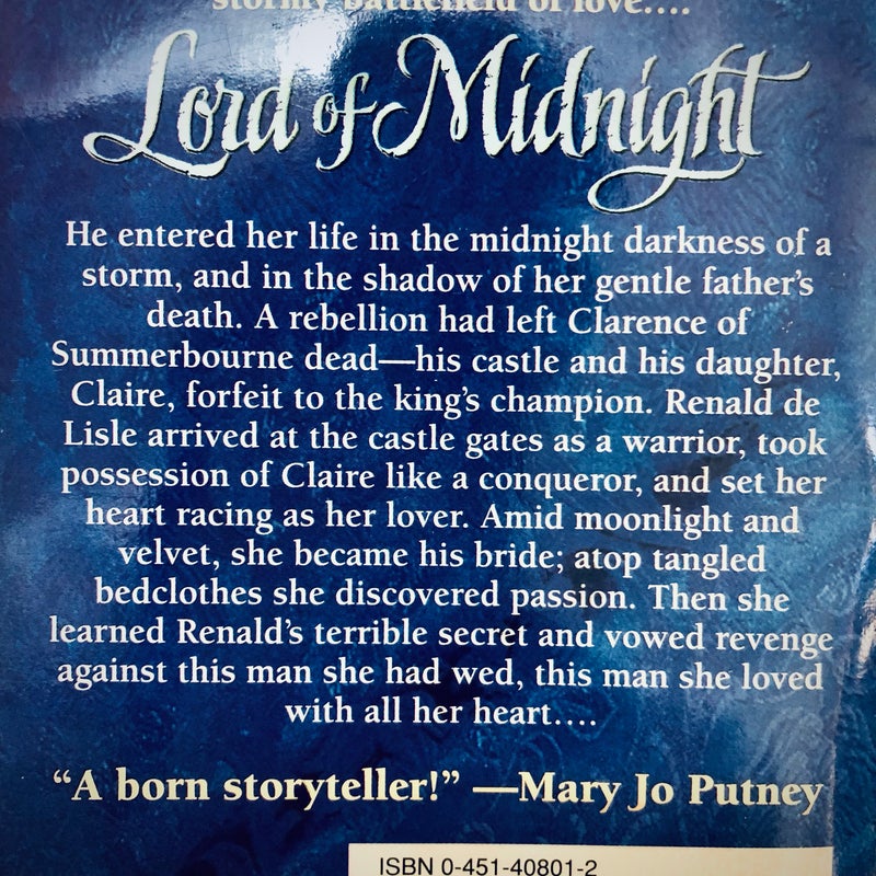 Lord of Midnight by Jo Beverley, Paperback | Pangobooks