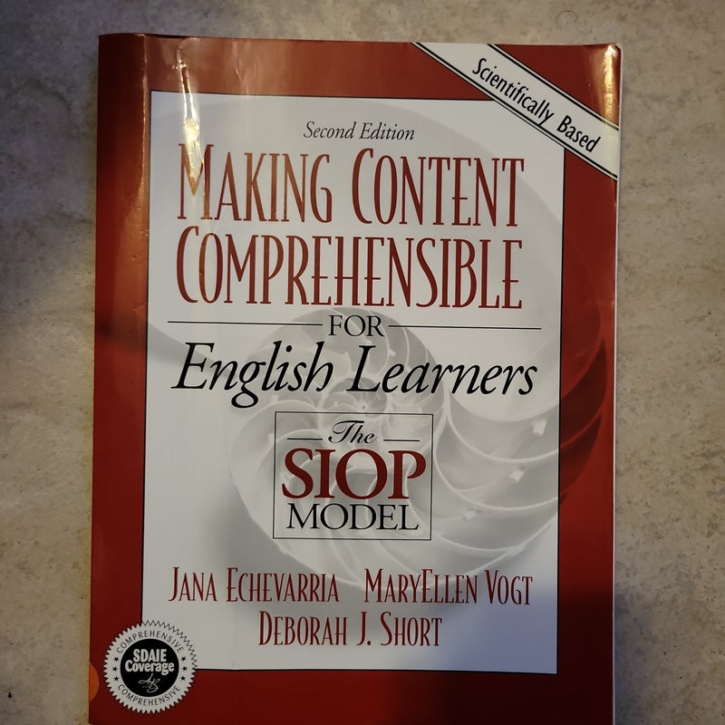 Making Content Comprehensible for English Learners by Jana J ...