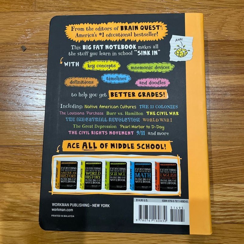 Everything You Need to Ace American History in One Big Fat Notebook by Editors of Brain Quest ...