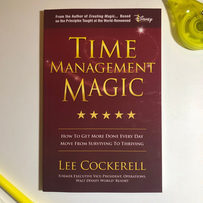 Time Management Magic by Lee Cockerell, Paperback | Pangobooks