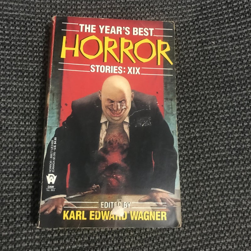 The Year's Best Horror Stories by Karl E. Wagner