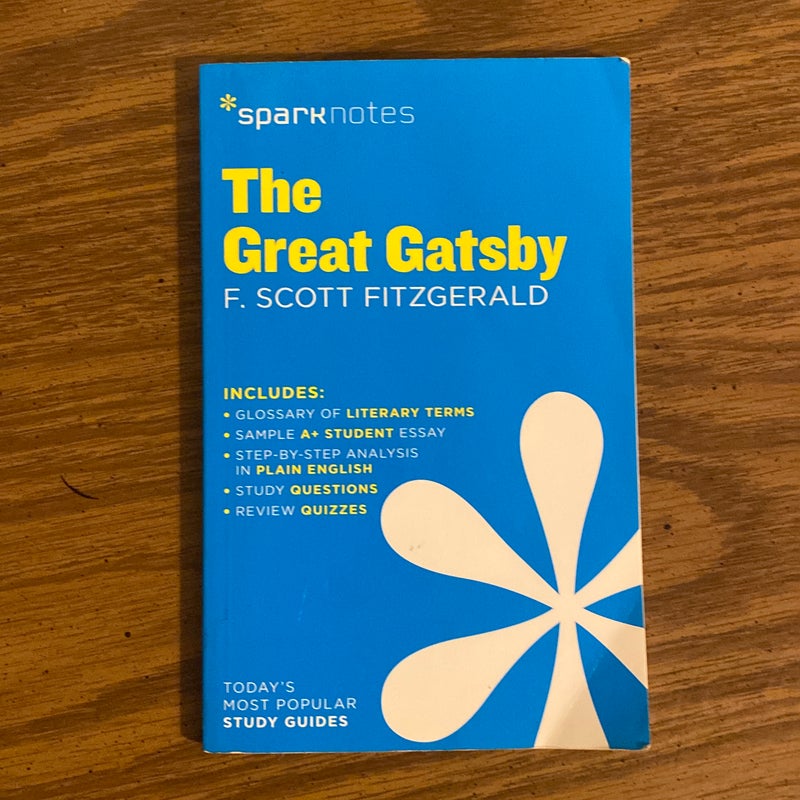 The Great Gatsby SparkNotes Literature Guide by SparkNotes, Paperback ...