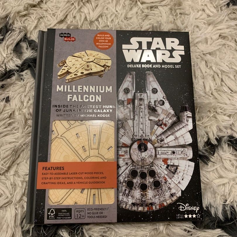 IncrediBuilds: Star Wars: Millennium Falcon Deluxe Book and Model Set ...