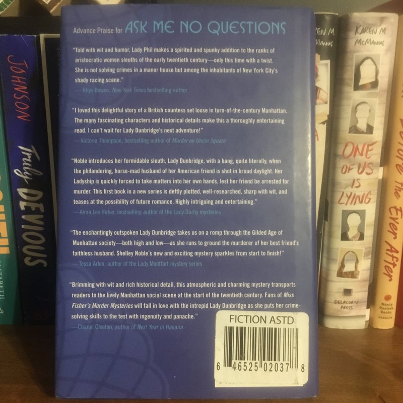 Ask Me No Questions by Shelley Noble, Hardcover | Pangobooks