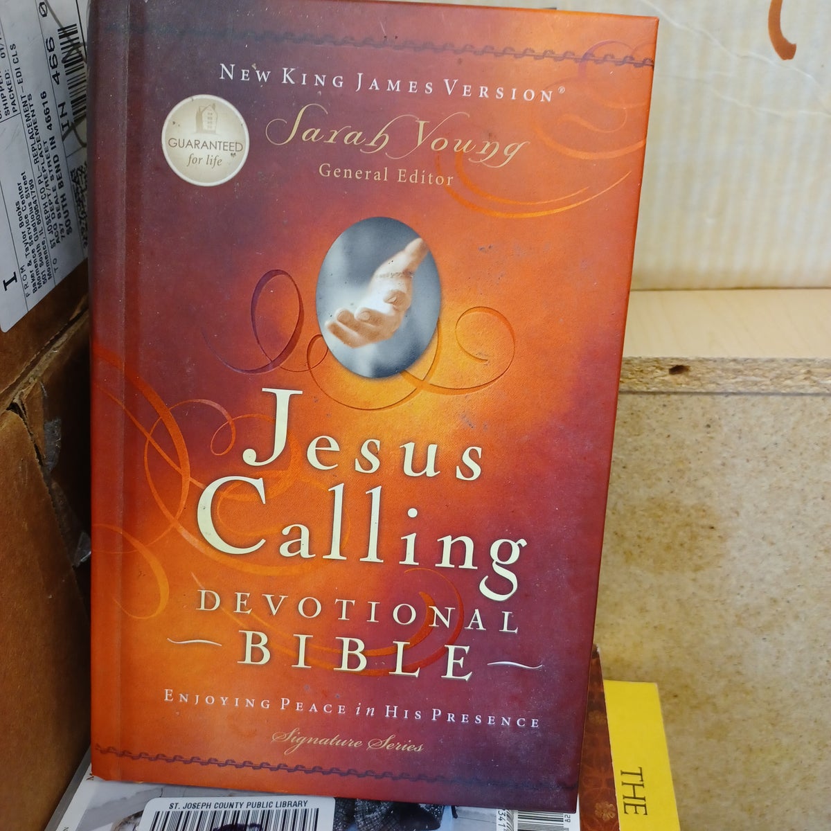 Jesus Calling Devotional Bible, NKJV by Sarah Young