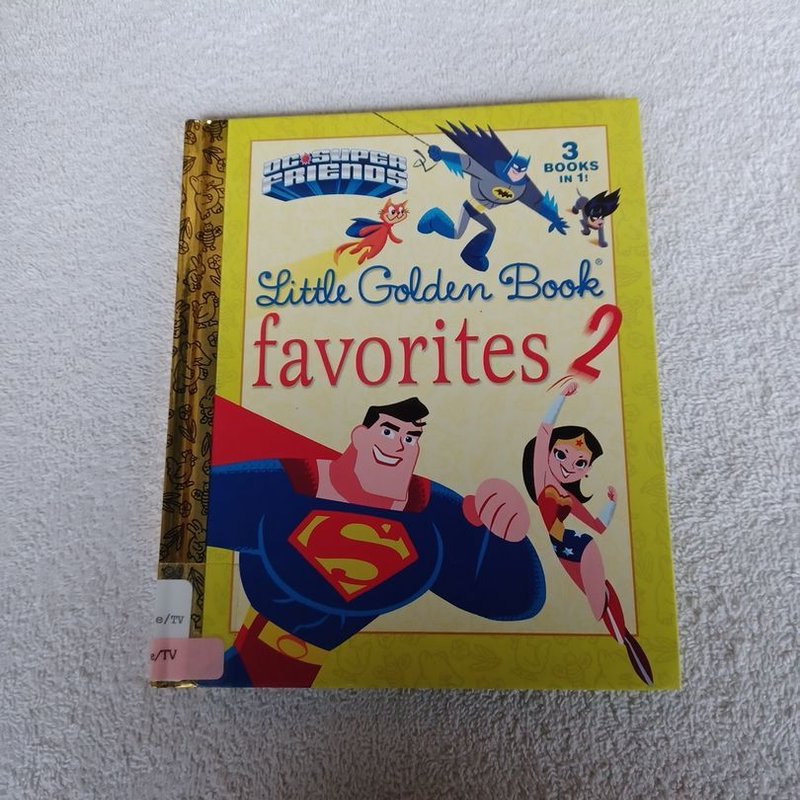 DC Super Friends Little Golden Book Favorites (DC Super Friends) by ...