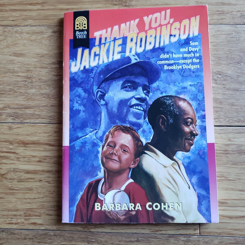 Thank You, Jackie Robinson by Barbara Cohen
