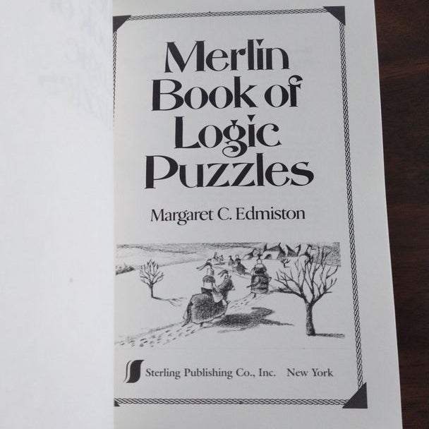 Merlin Book of Logic Puzzles by Margaret C. Edmiston, Paperback ...