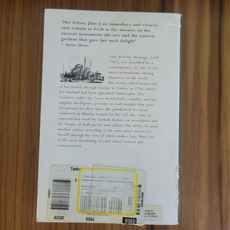 The Turkish Embassy Letters by Lady Mary Wortley Montagu, Paperback ...